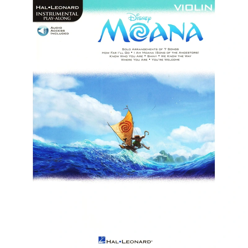 Disney's Moana - Instrument Play-Along - for Violin with Audio ...